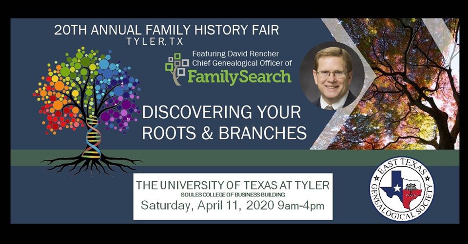 The Family History Guide at the East Texas Genealogical Society Fair ...