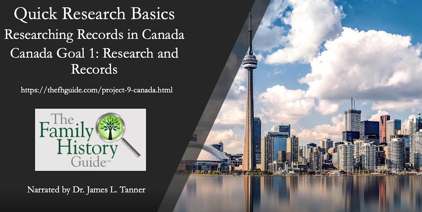New QRB Video – Researching Records in Canada – The Family History ...