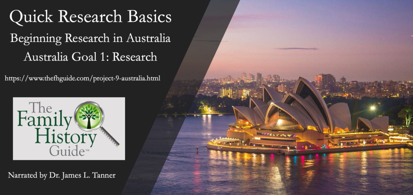 New QRB Video: Beginning Research in Australia – The Family History ...