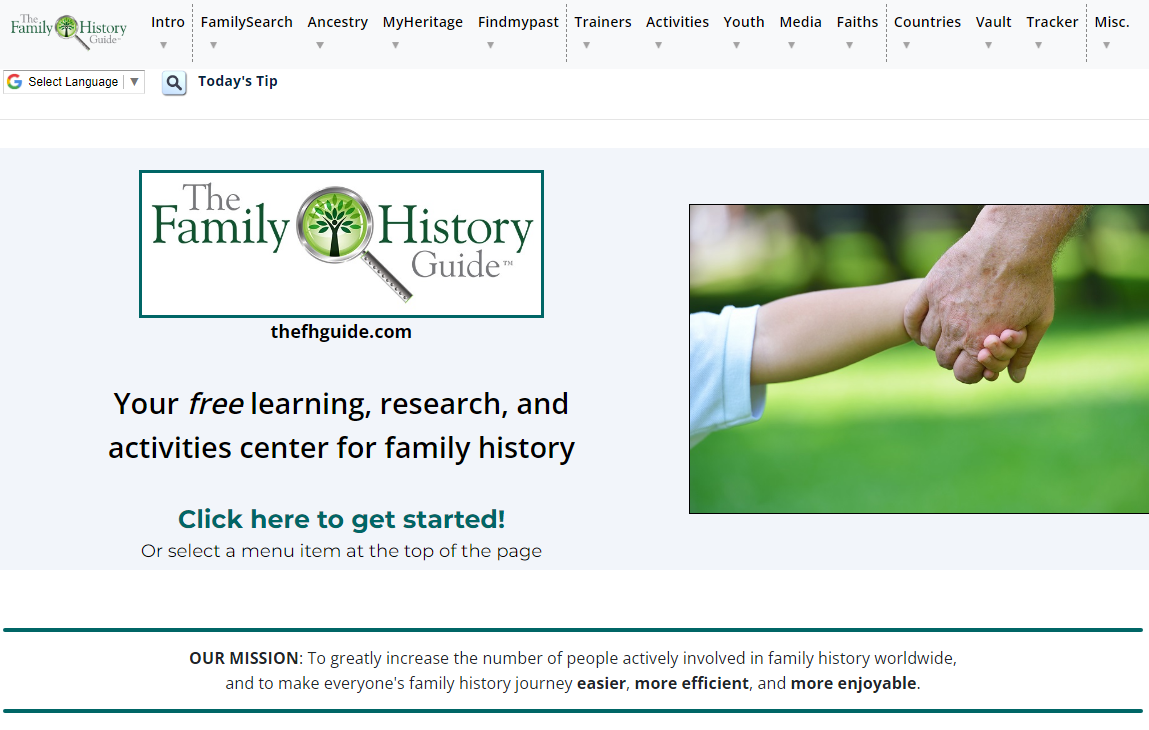New: Introduction Video for The Family History Guide – The Family ...