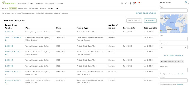 Always New Records on FamilySearch.org – The Family History Guide Blog