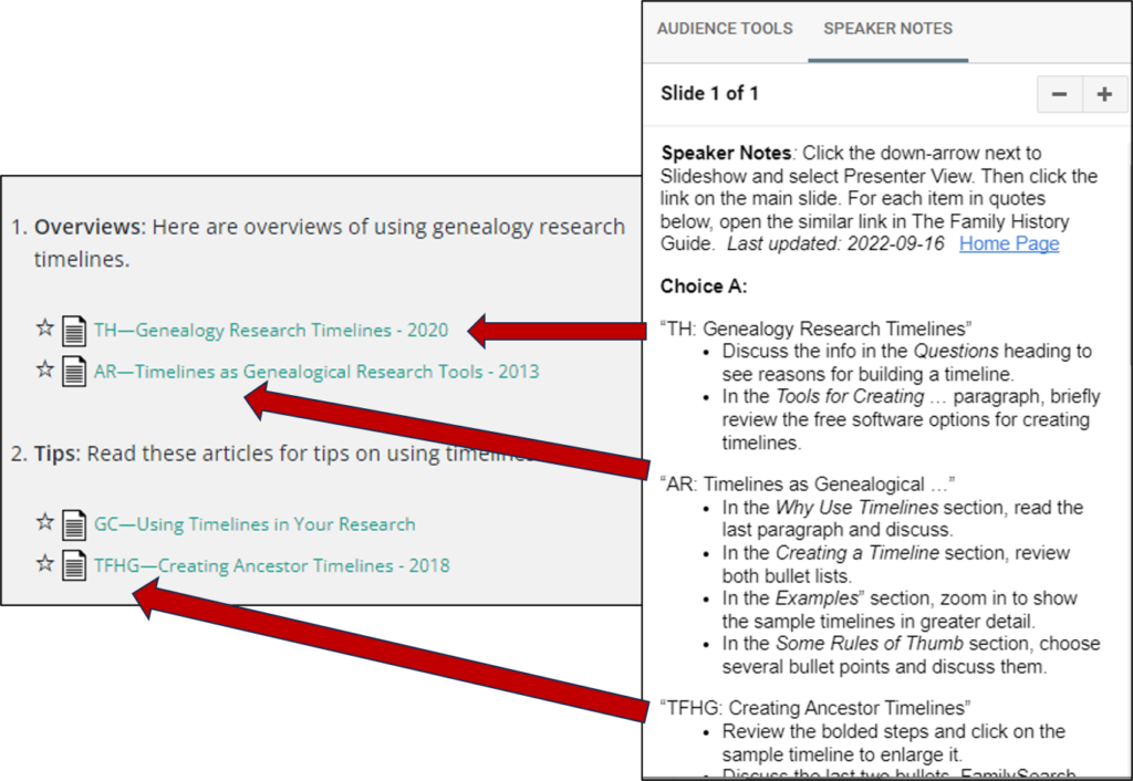 New: Introducing Class Outlines – The Family History Guide Blog
