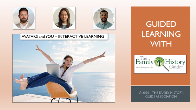 New: PowerPoint Slides for Guided Learning – The Family History Guide Blog